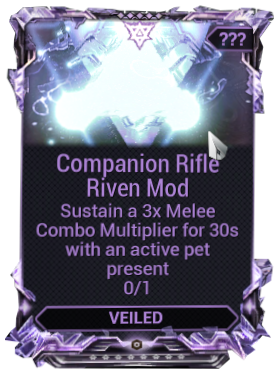 Companion Weapon Riven Mod (Veiled) - Buy and Sell orders | Xbox ...
